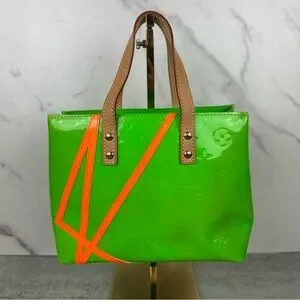 Louis Vuitton | Bags | Louis Vuitton Green Vernis Reade Pm Limited ...